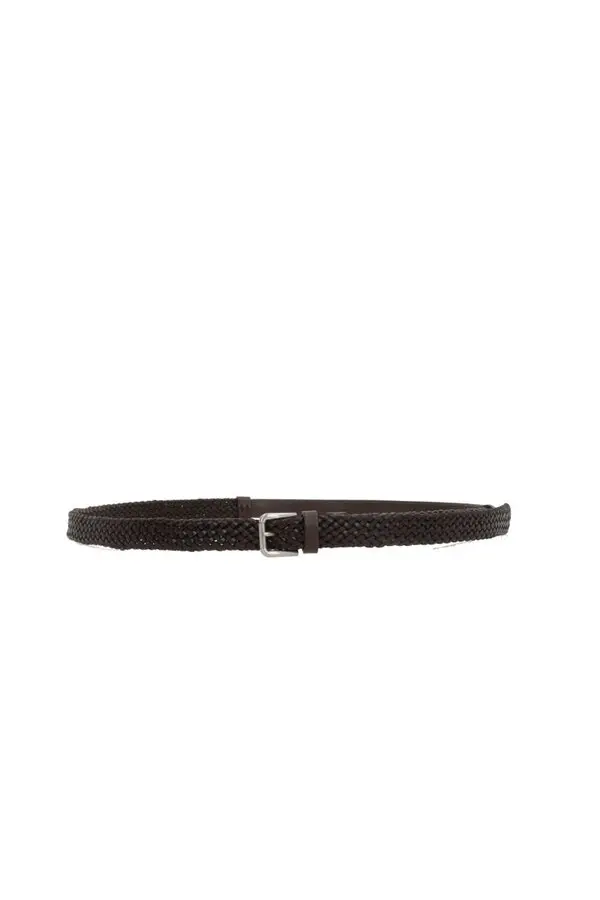 Dolce & Gabbana Braided Leather Belt