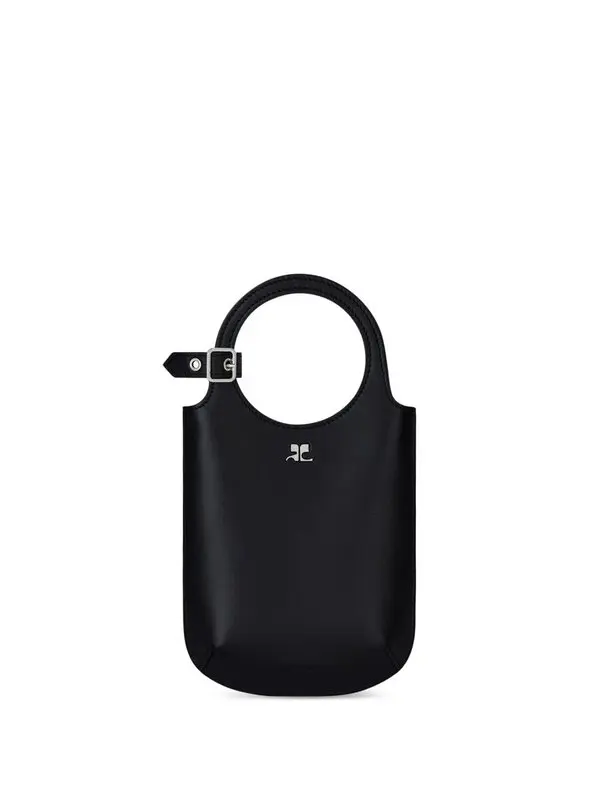 COURREGES Slim Holy Tote Bag - Black