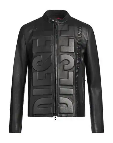 Diesel® Lambskin Biker Jacket In Black - 50% Off | Editorialist