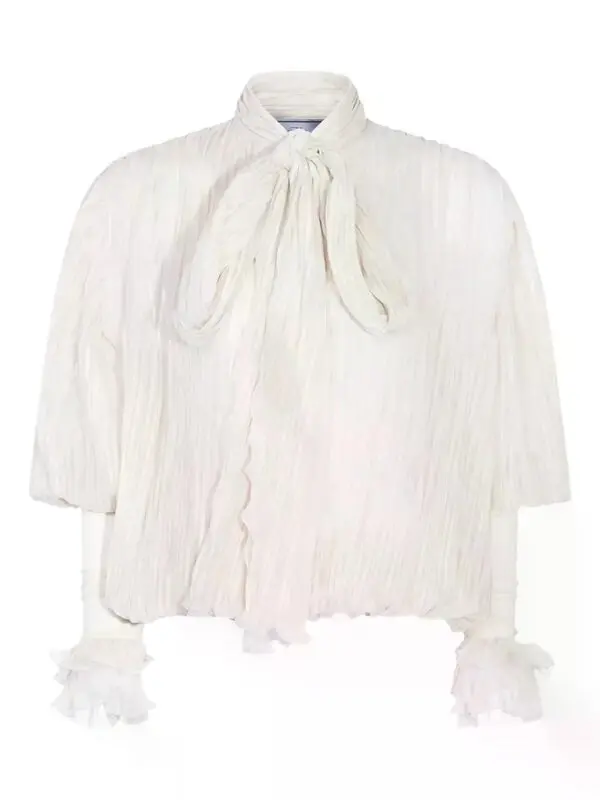 Blumarine Silk Shirt - White