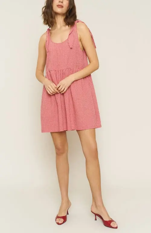 WHIMSY + ROW Kate Dress - Red Gingham