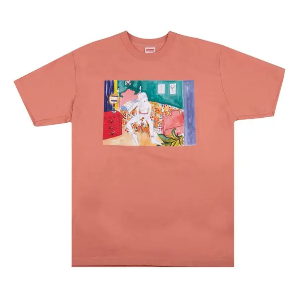Supreme Bedroom Tee 'terra Cotta - Orange