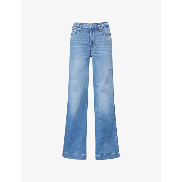 7 For All Mankind Modern Dojo Flared-leg Denim Jeans