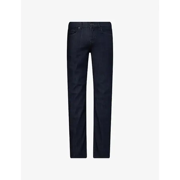 7 For All Mankind Slimmy Tapered-leg Stretch-denim Blend Jeans