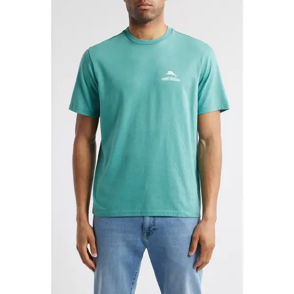 Tommy Bahama Dock It To Me Graphic T-shirt - Bristol Blue Heather