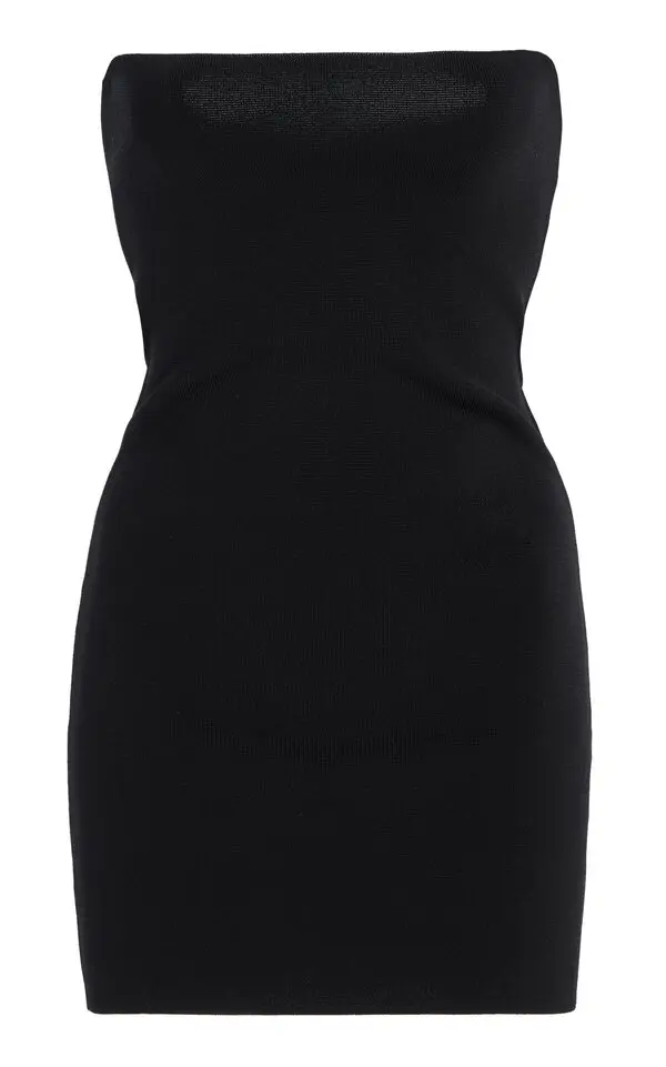 TOTÊME Compact Knit Strapless Top