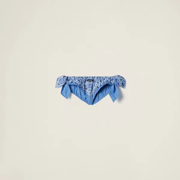 Miu Miu Printed Poplin Briefs