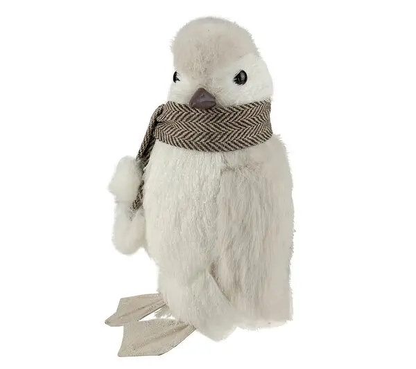 NORTHLIGHT 8' Sisal Penguin With Scarf Christma S Figure