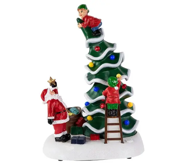 NORTHLIGHT 12' Led Santa's Helpers Christmas De Coration