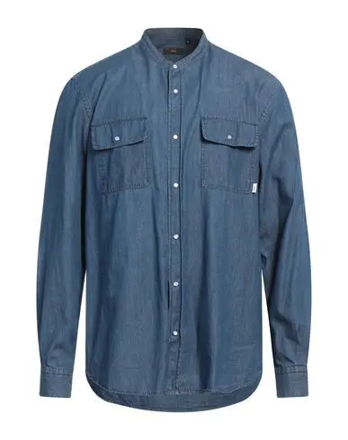 LIU •JO MAN Denim Shirt Size Cotton - Blue