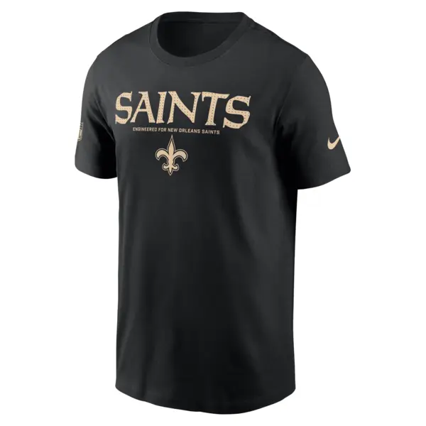 Nike New Orleans Saints Sideline Team Issue Dri-fit Nfl T-shirt