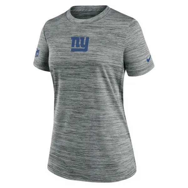 Nike New York Giants Sideline Team Issue Velocity Dri-fit Nfl T-shirt - Grey
