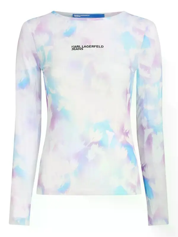 Karl Lagerfeld Mesh All-over-print T-shirt