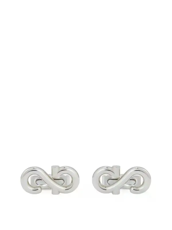 FERRAGAMO Gancini-hook Cufflinks - Silver