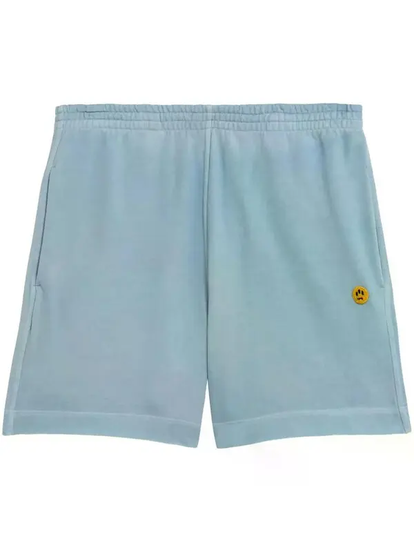 BARROW Logo-embroidered Shorts - Blue