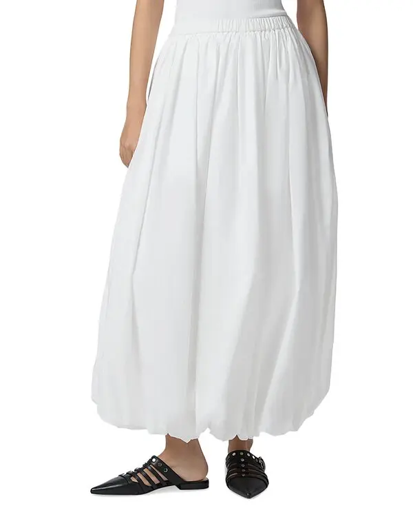 Pinko Popeline Skirt - Bright White