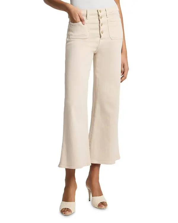 7 For All Mankind Ultra High-rise Cropped Flare Jeans