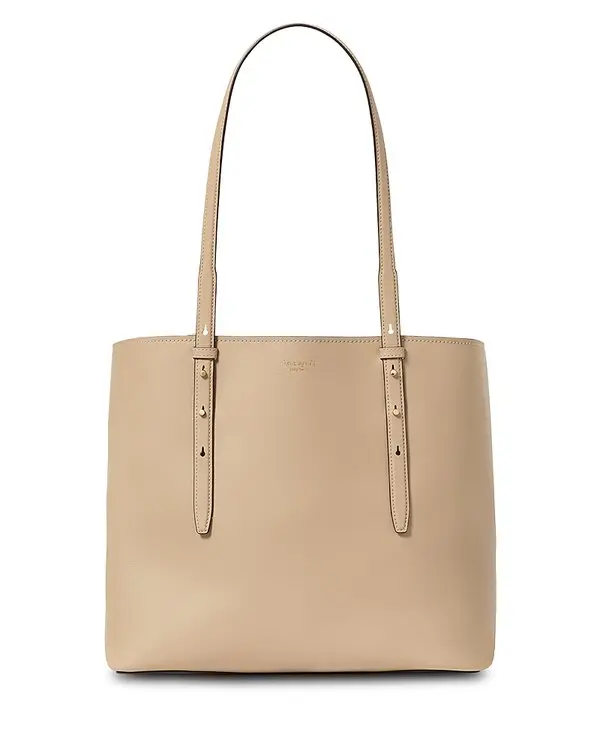 Kate Spade New York Large Leather Tote - Timeless Taupe
