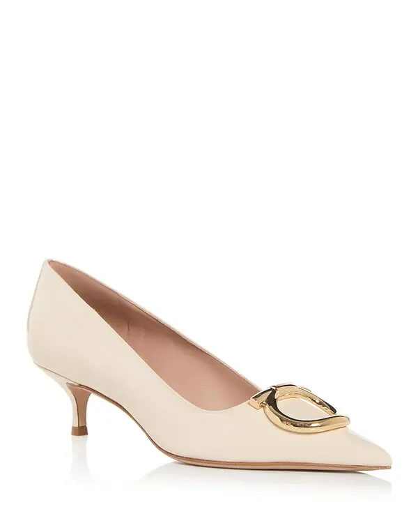 FERRAGAMO Lara Gancini Pumps - Mascarpone