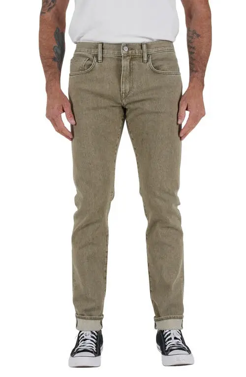 HIROSHI KATO The Scissors Slim Tapered 10.5-ounce Stretch Selvedge Jeans - Sage
