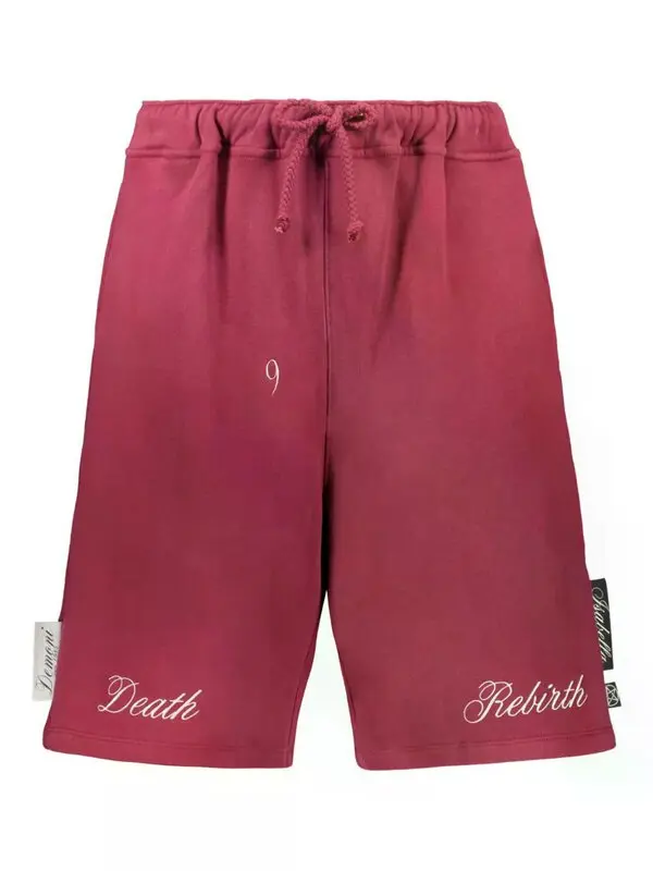 ISABELLA 1985 Cotton Track Shorts - Red