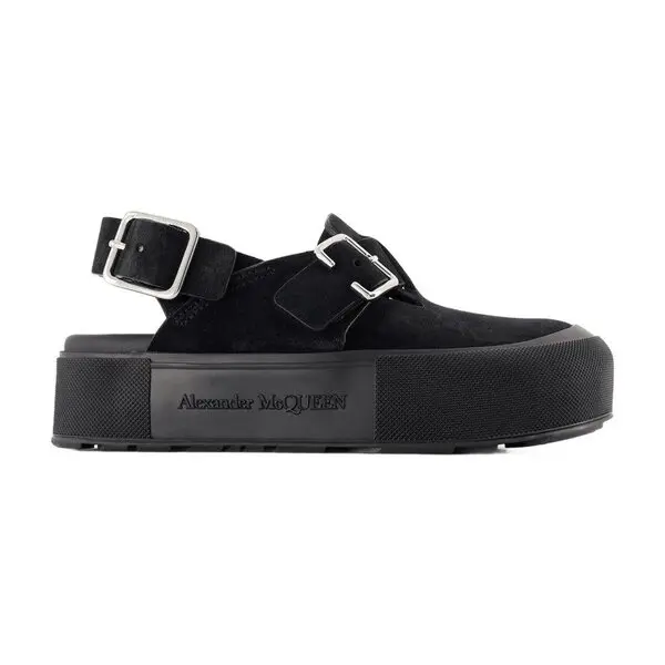 Alexander McQueen Mount Slick Sandals - Black