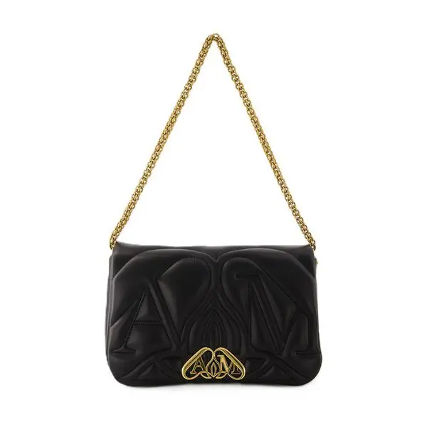 Alexander McQueen The Seal Crossbody Bag - Black