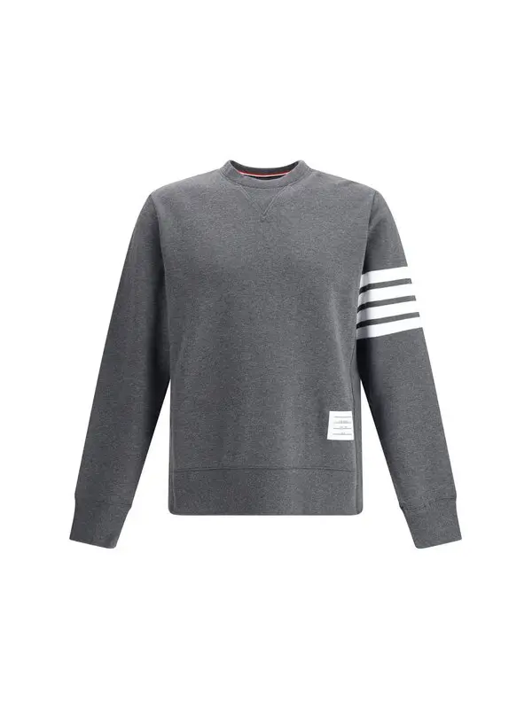 Thom Browne Classic Loopback 4-bar Sweatshirt - Gray