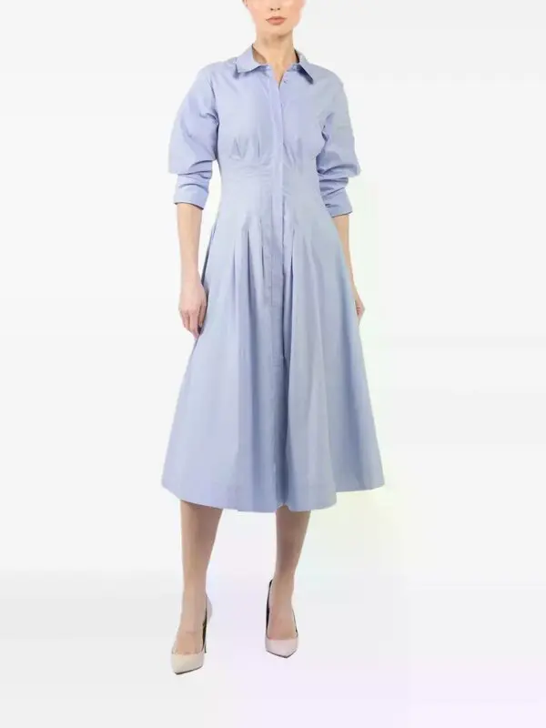 Simkhai Jazz Midi Shirt Dress - Blue