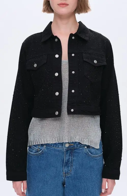 BAYEAS Alice Rhinestone Denim Jacket