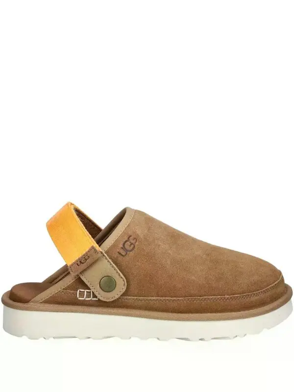 UGG Goldencoast Suede Clogs - Brown