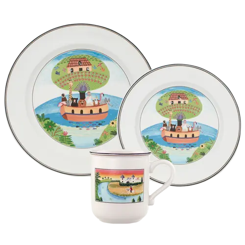 VILLEROY & BOCH Design Naif 18 Piece Dinnerware Set For 6