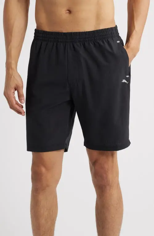 Tommy Bahama Huntington Bay 8" Swim Trunks - Black