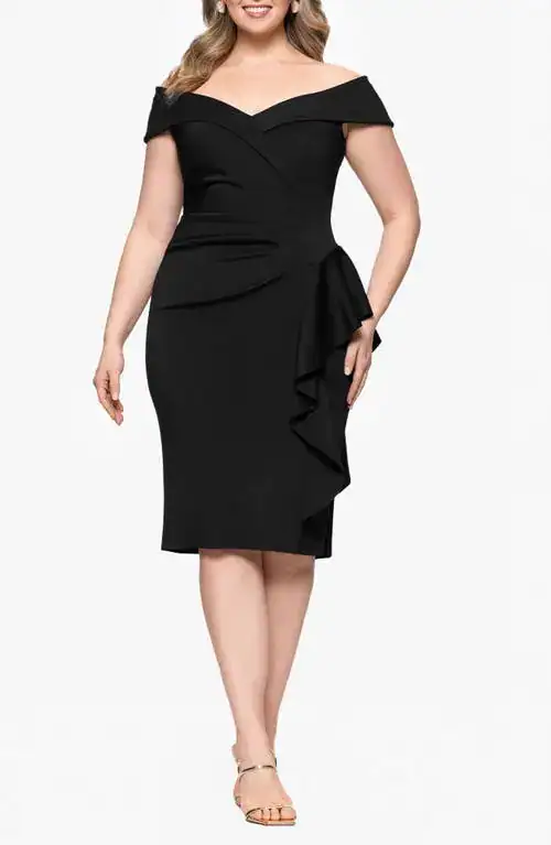 scuba dress black Sleek Scuba Skort Dress – Alicia DiMichele Boutique main image 1