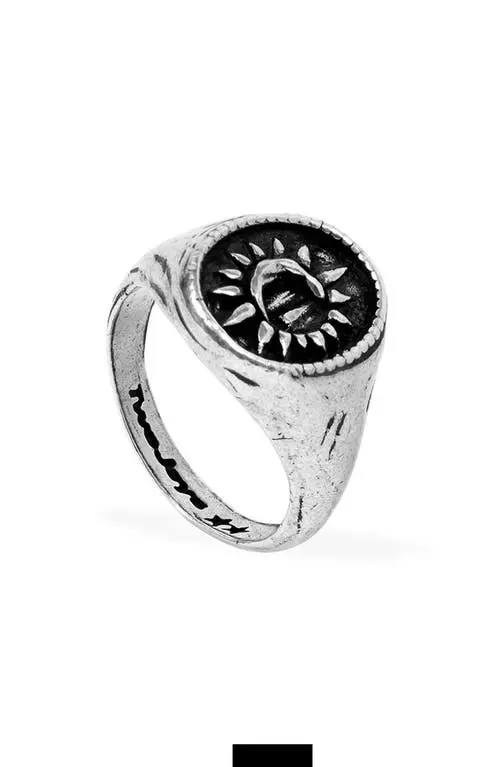 TWOJEYS Etched Sterling Ring