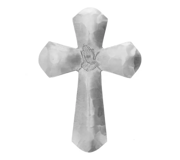 WENDELL AUGUST Praying Hands Cross