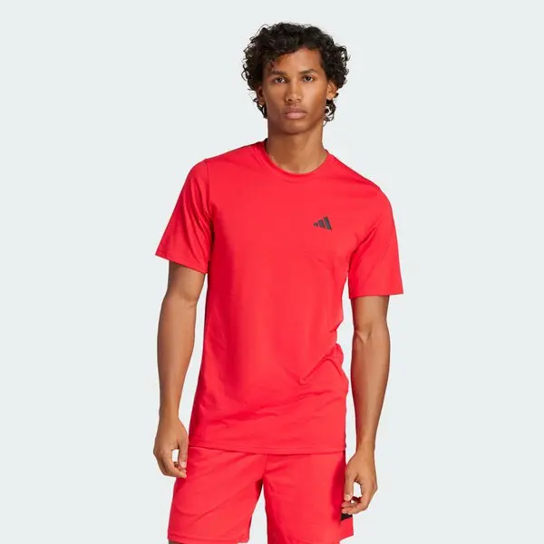 Adidas Train Essentials Feelready Training Tee Pure Ruby - Pure Ruby / Black