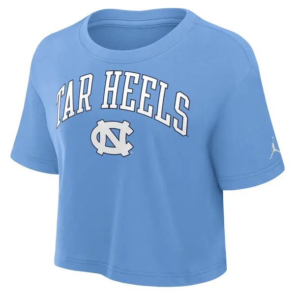 JORDAN North Carolina Athletic Prep Arch Brand Dri-fit College Cropped T-shirt - Blue