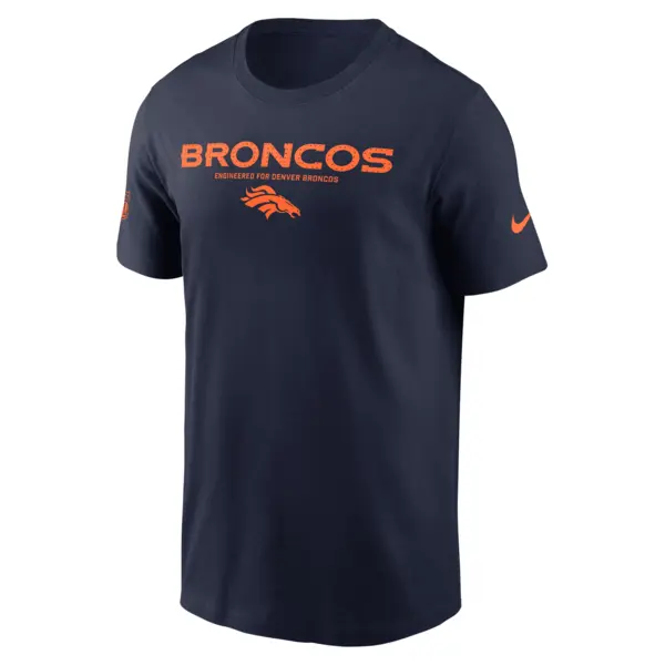 Nike Denver Broncos Sideline Team Issue Dri-fit Nfl T-shirt