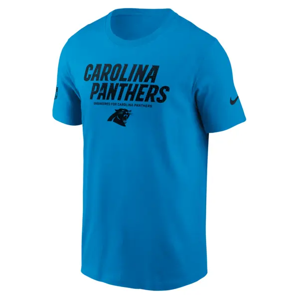 Nike Carolina Panthers Sideline Team Issue Dri-fit Nfl T-shirt