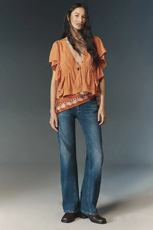 PILCRO Low-rise Flared Jeans - Akira