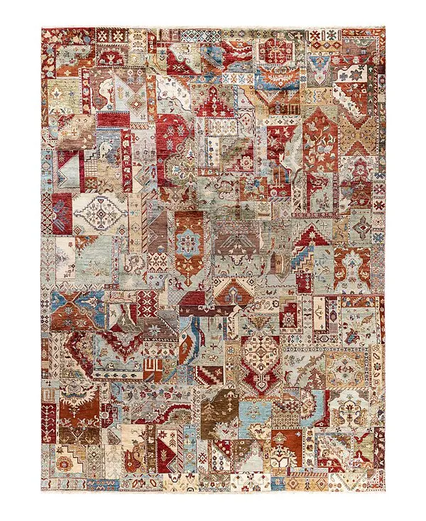 Bloomingdale'S Indo Patchwork M5759 Area Rug, 9' X 12