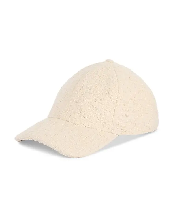 Rag & Bone Harlow Baseball Cap - Ivory
