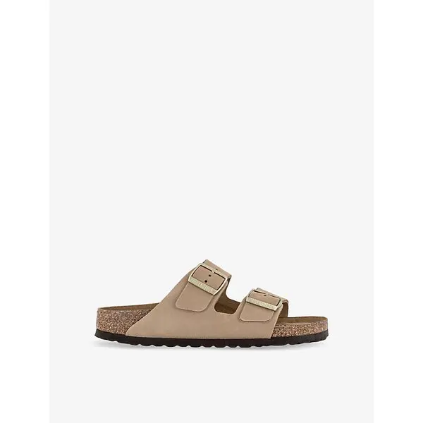 BIRKENSTOCK Arizona Two-strap Leather Sandals - Sandcastle