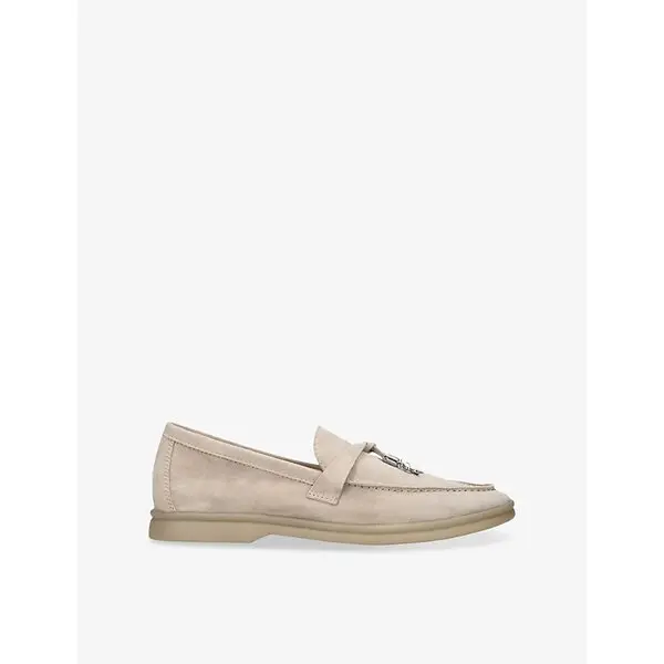 Steve Madden Portland Suede Loafers - Bone