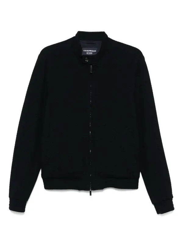 Emporio Armani Wool Blend Blouson Jacket