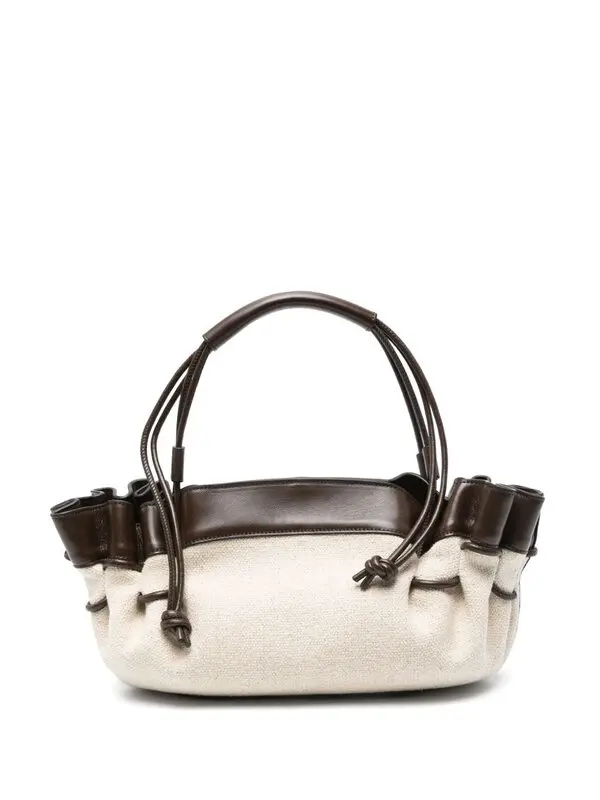 Hereu Arta Canvas Shoulder Bag - Brown