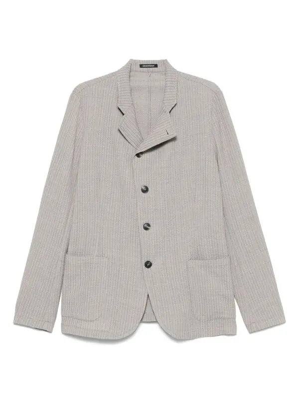 Emporio Armani Wool Single Breasted Blazer