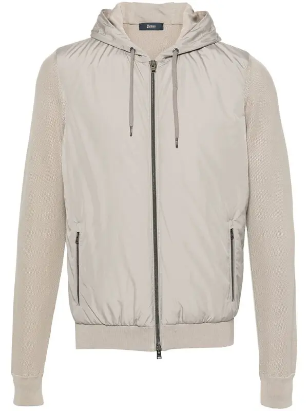 Herno Nylon And Cotton Blouson Jacket