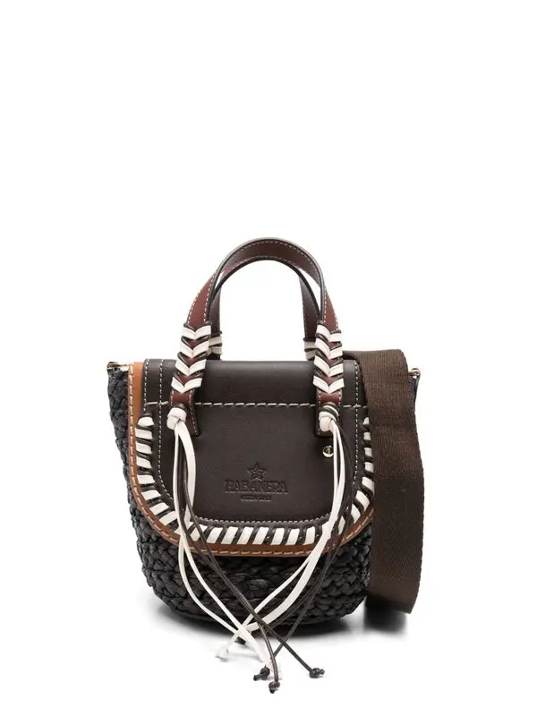 CUBA LAB Habanera Bucket Bag - Marrone Scuro